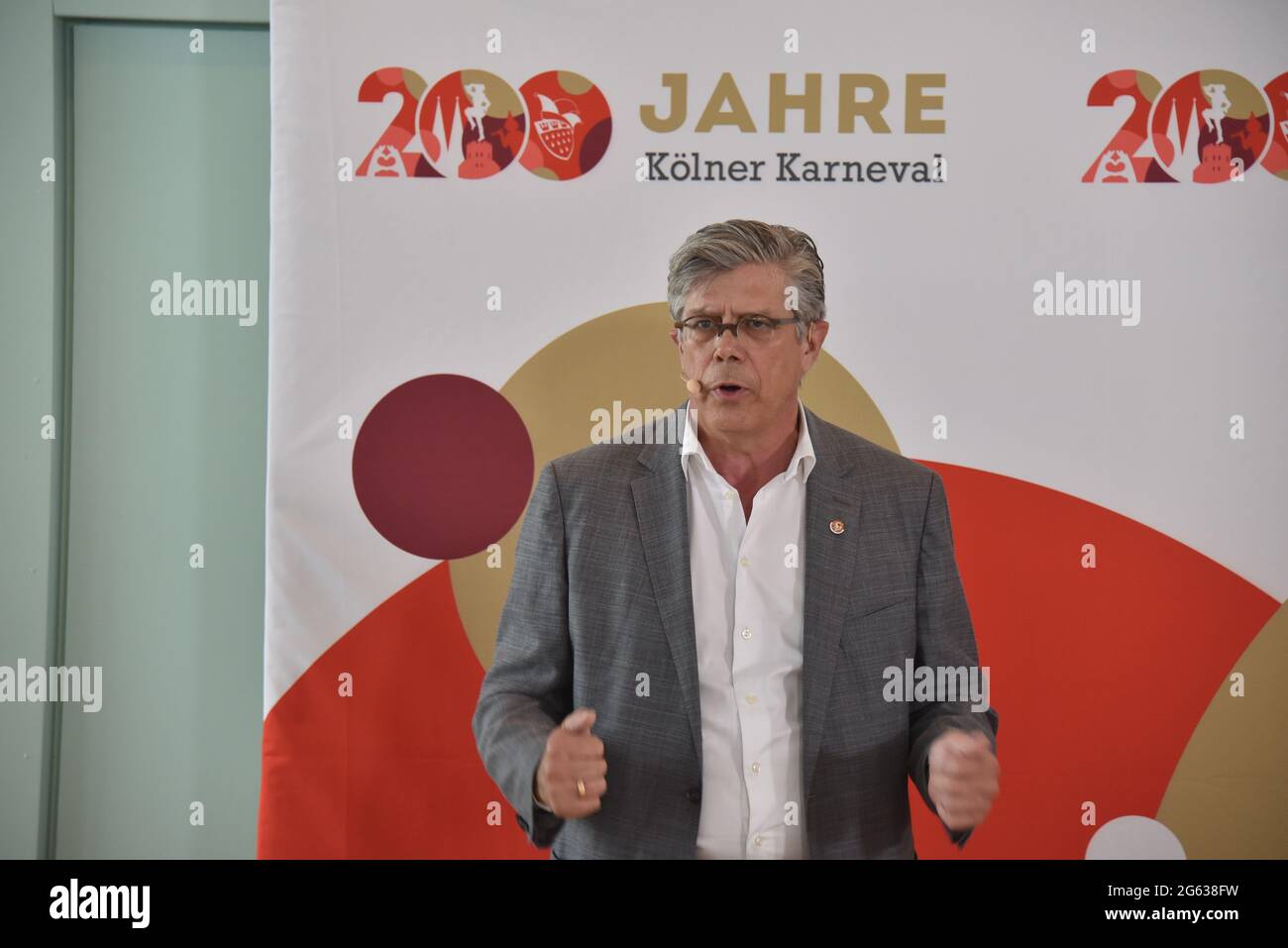 Cologne, Germany. 01st July, 2021. Heinz-Günther Hunold, President of ...