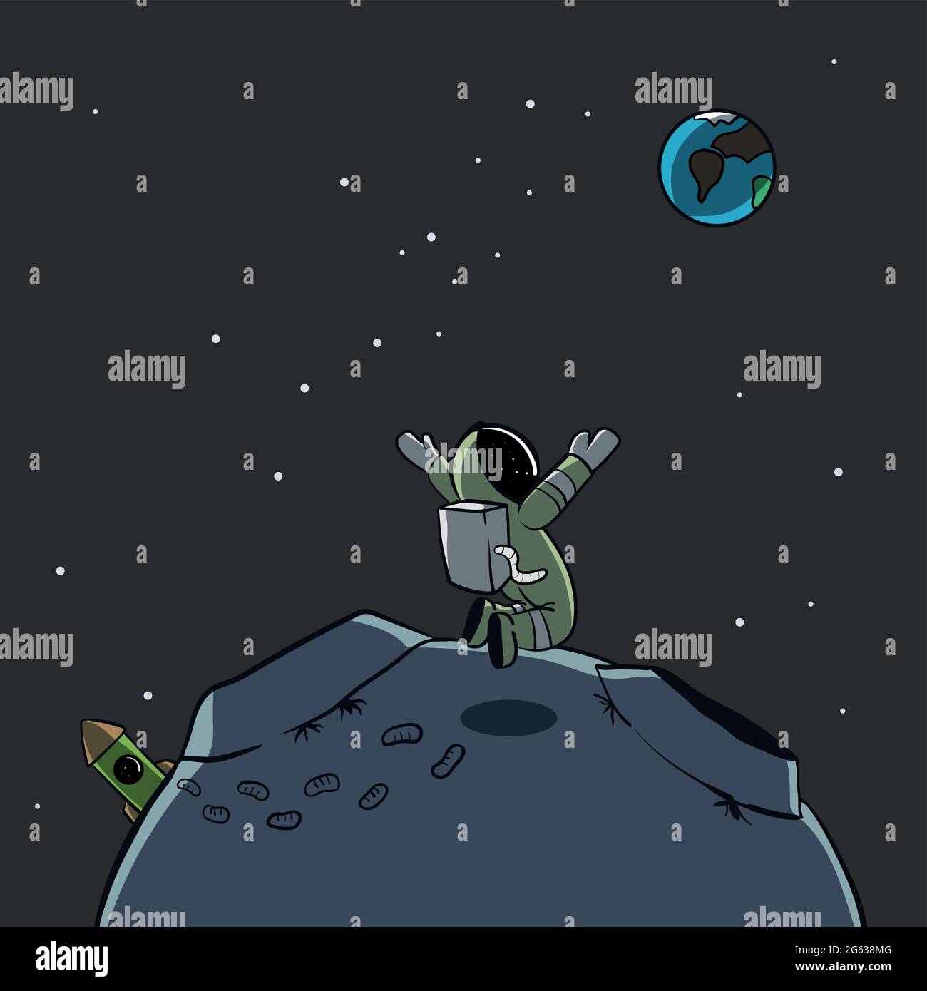 View of earth Stock Vector Images - Alamy