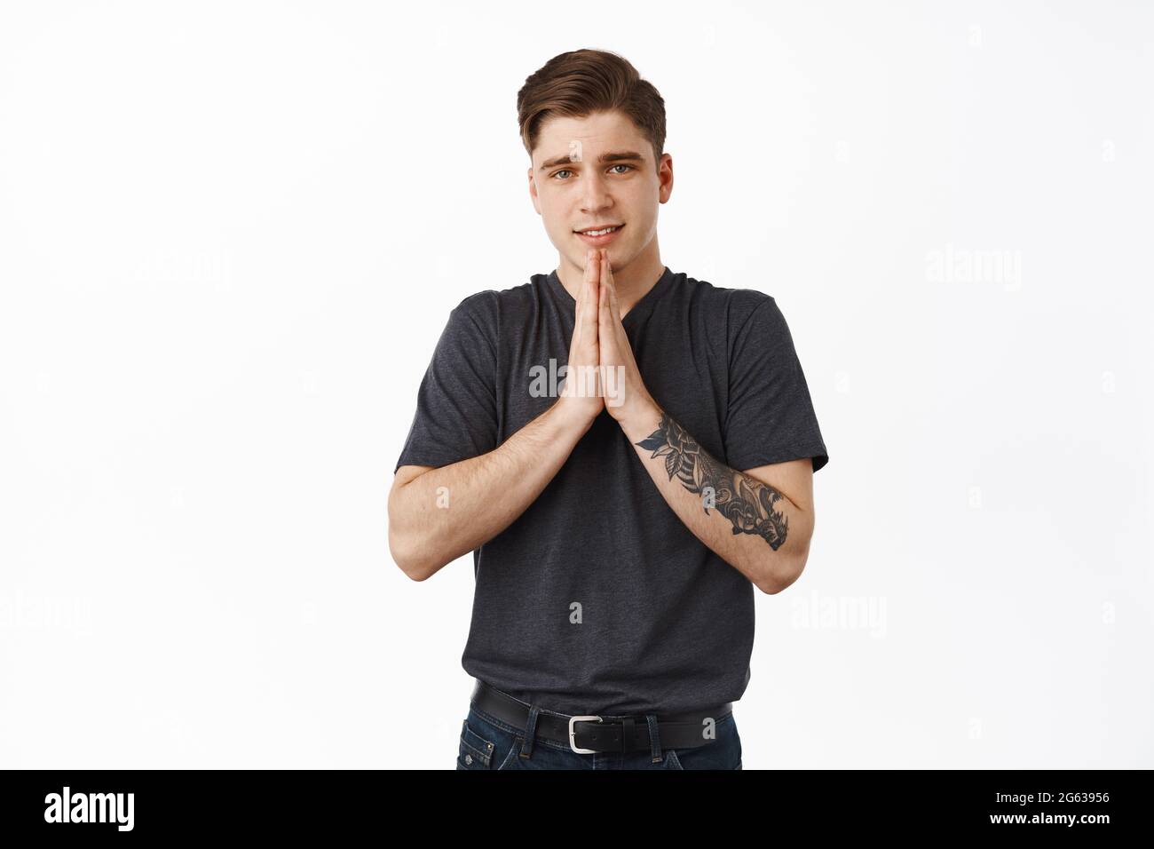 Coy look hi-res stock photography and images - Alamy