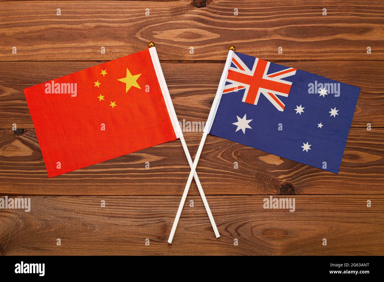 Australia flag china hi-res stock photography and images - Alamy