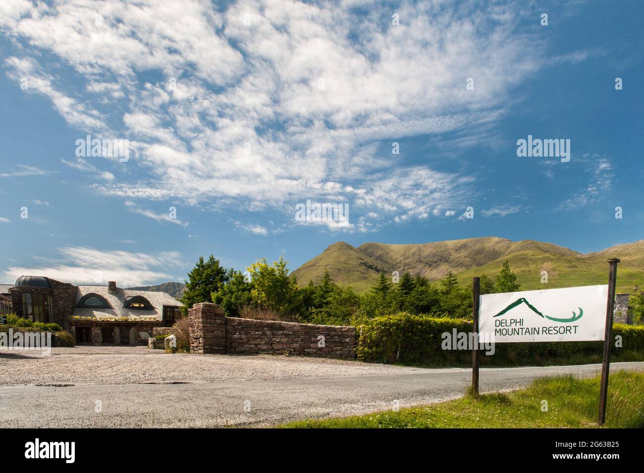 Delphi Mountain Resort, Leenane, Connemara, Galway, Ireland Stock Photo ...