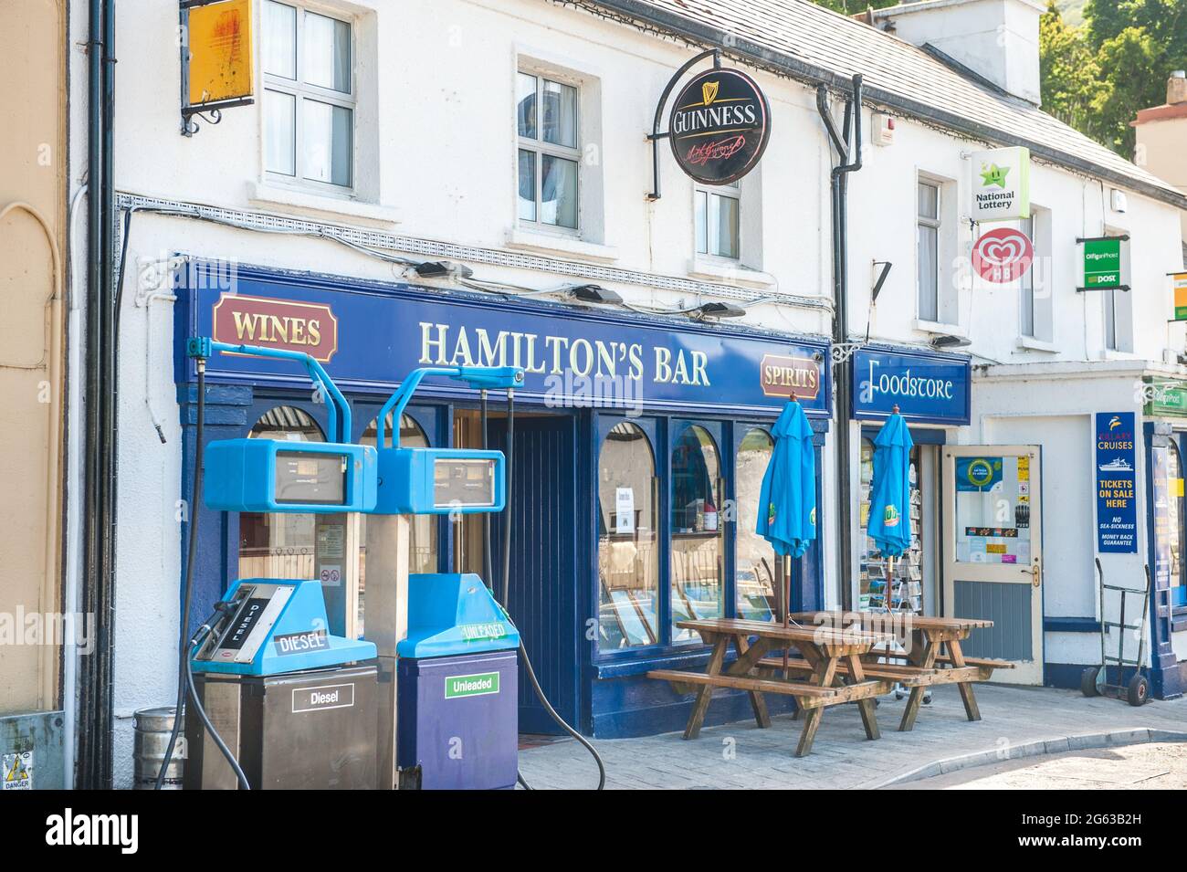 Hamilton's Bar, Leenane village, Connemara, Galway, Ireland Stock Photo ...