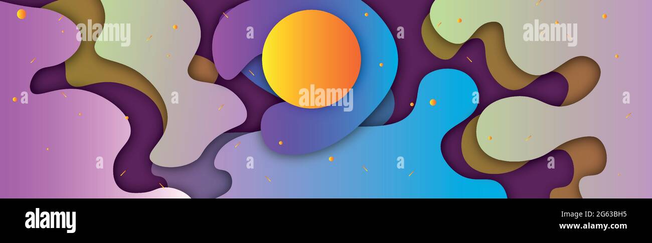 Panoramic banner image red Stock Vector Images - Alamy