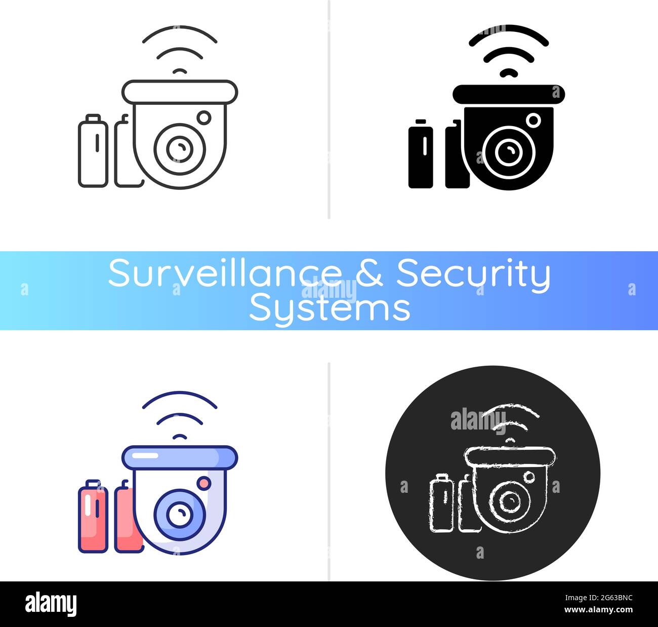 Wireless outdoor security camera icon Stock Vector Image & Art - Alamy