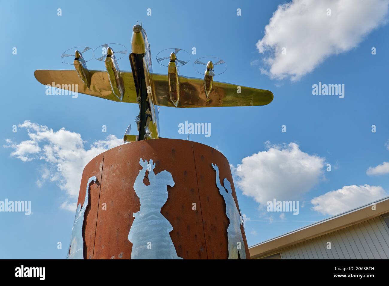 The Operation Manna sculpture was erected in May, 2021 and marks the ...
