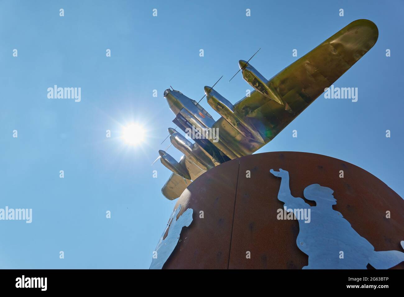 The Operation Manna sculpture was erected in May, 2021 and marks the ...