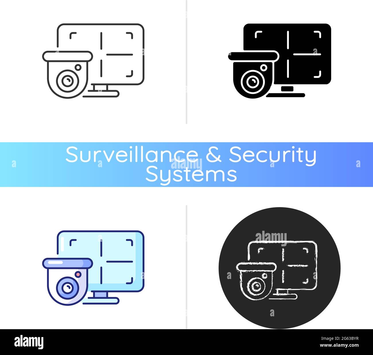 Installing cctv Stock Vector Images - Alamy