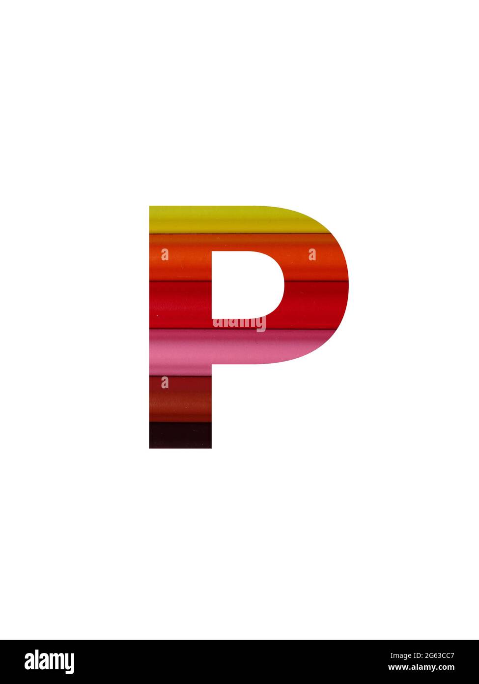 Yellow Letter P