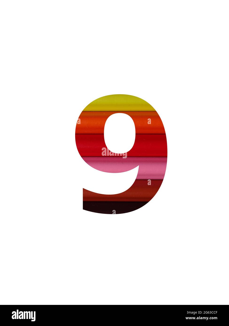 Number 9 yellow hi-res stock photography and images - Alamy