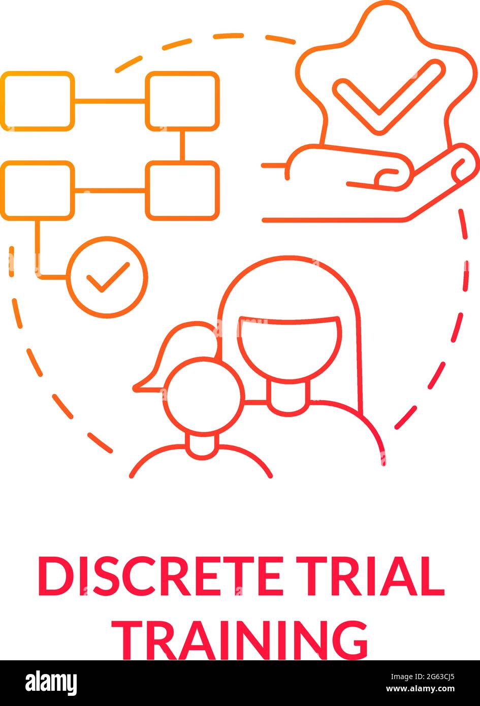 Discrete trial training concept icon Stock Vector Image & Art - Alamy Discrete trial training concept icon Stock Vector Image & Art - Alamy