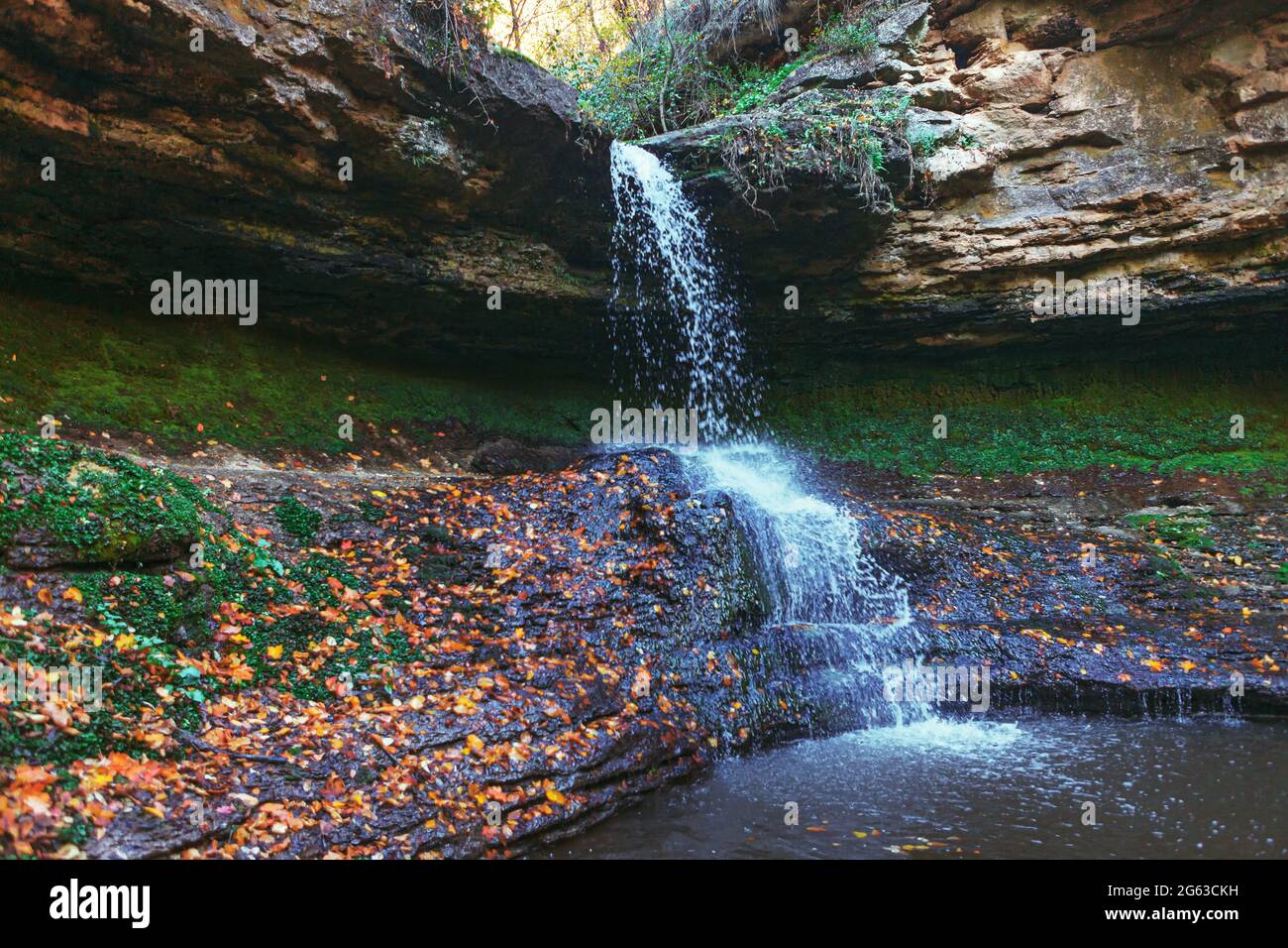 Saharna waterfall hi-res stock photography and images - Alamy