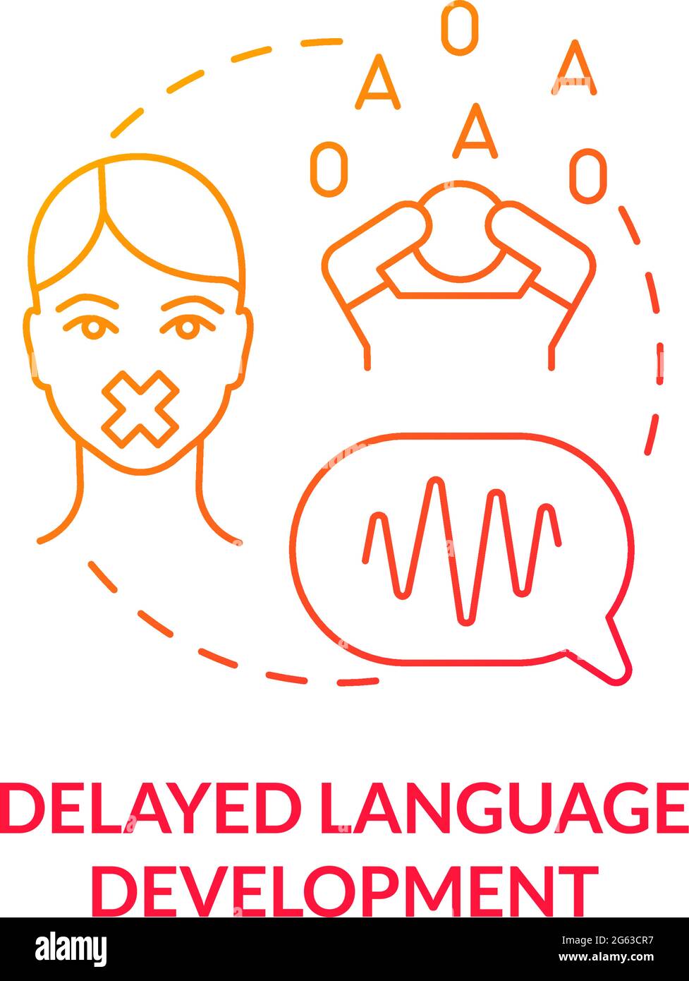 Delayed development Stock Vector Images - Alamy