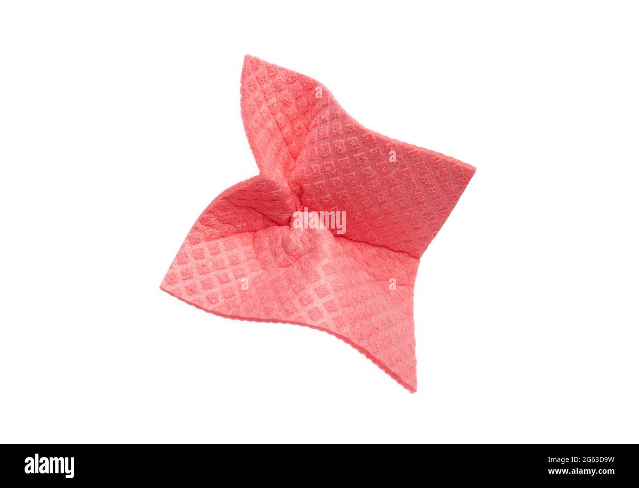 Cleaning rag for wiping isolated on white background Stock Photo - Alamy