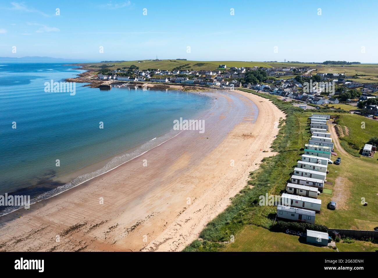 Portmahomack beach aerial hi-res stock photography and images - Alamy