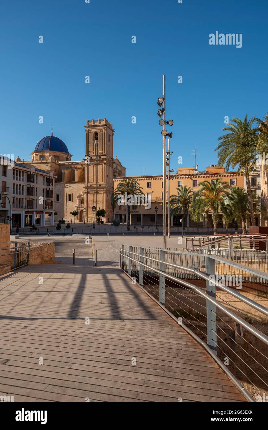 Elche,Alicante province,Spain / 06-21-2021 / Basilica of Santa Maria ...
