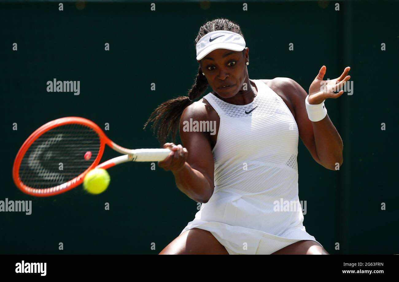 Sloane stephens wimbledon 2021 hi-res stock photography and images - Alamy