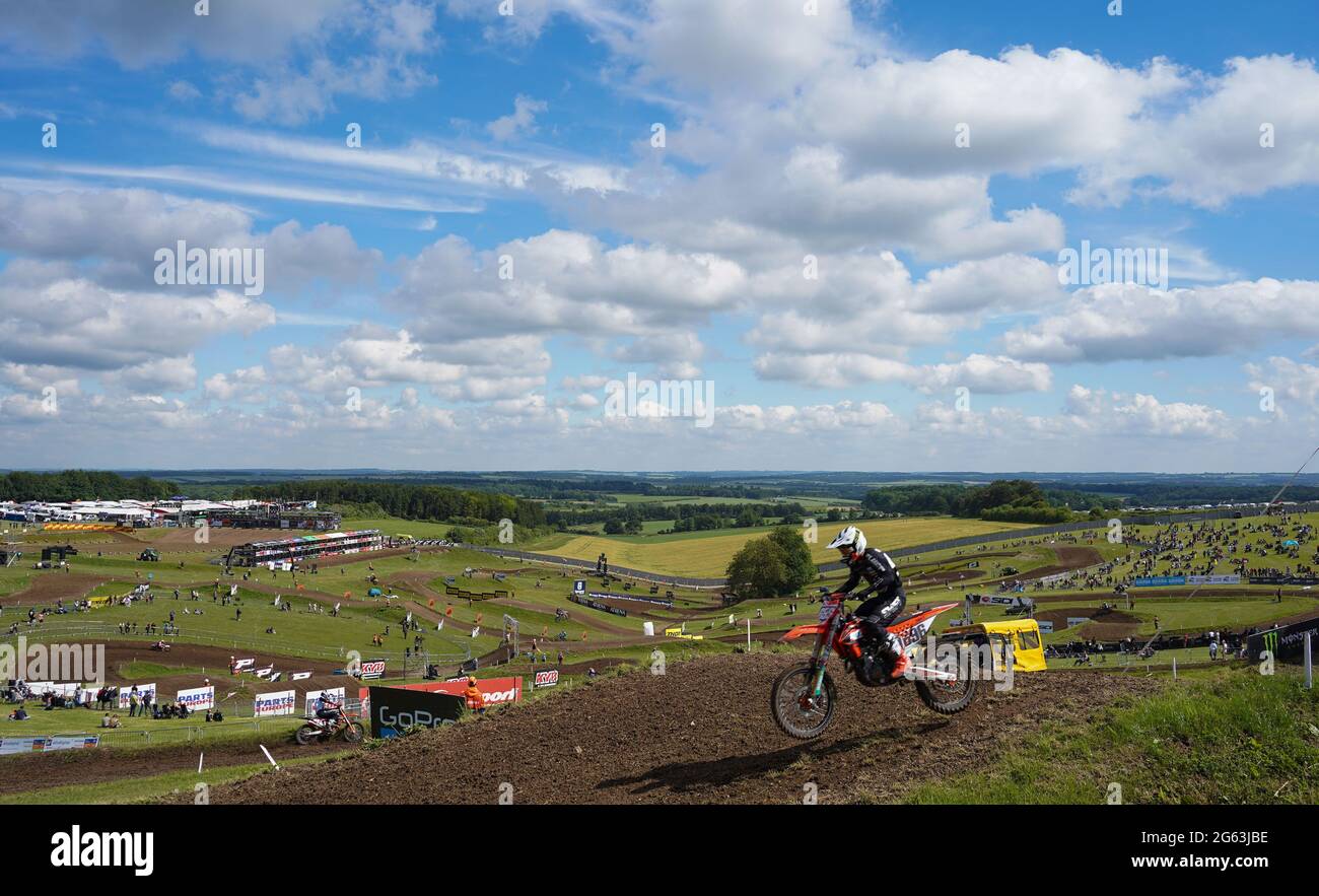 General view of EMX125 / EMX250 Free practise, for the British leg of ...