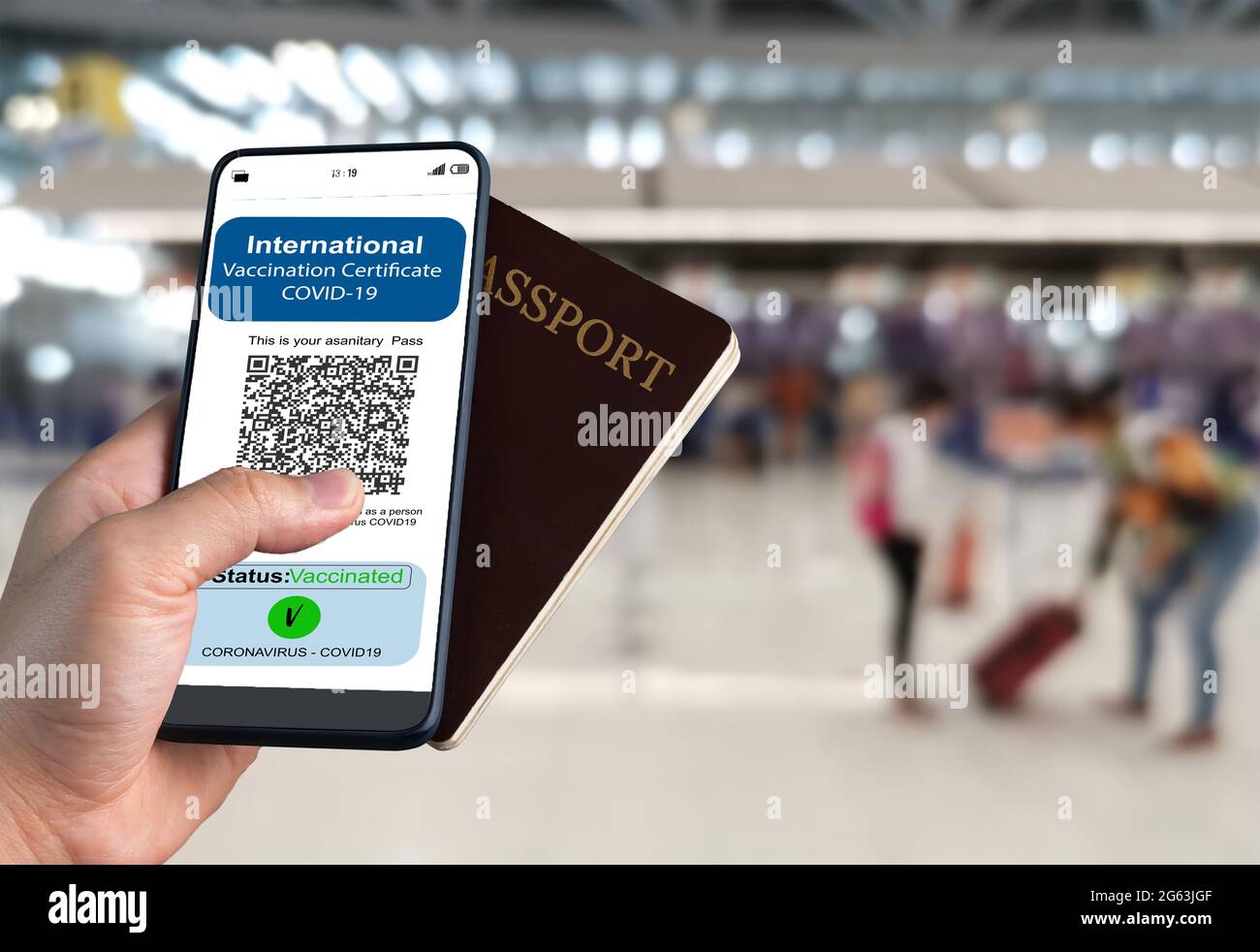 Vaccination record card us hi-res stock photography and images - Alamy