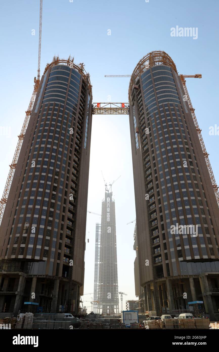 Cairo. 30th June, 2021. Photo taken on June 30, 2021 shows a newly ...