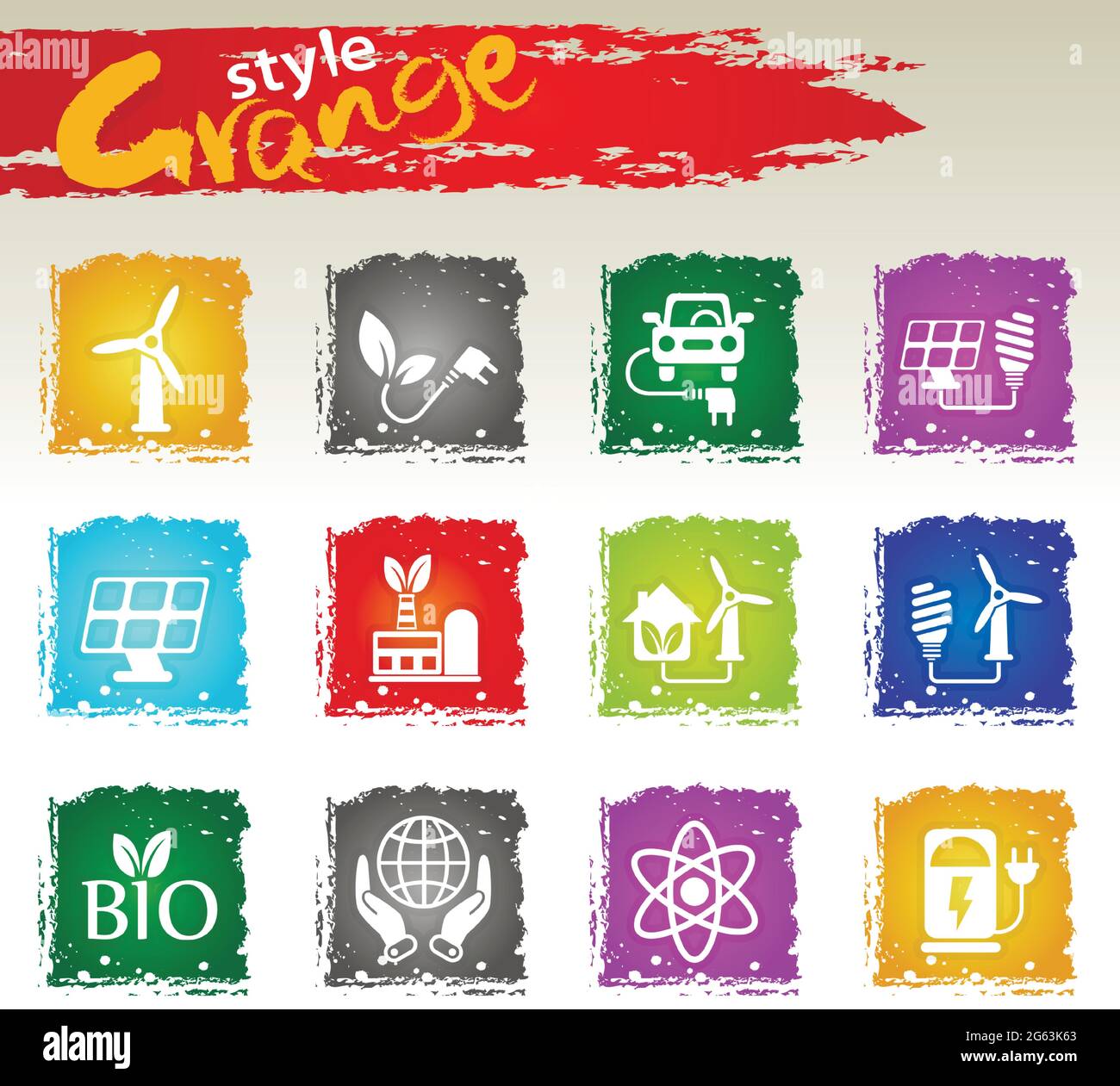 Alternative energetics icon set Stock Vector Image & Art - Alamy