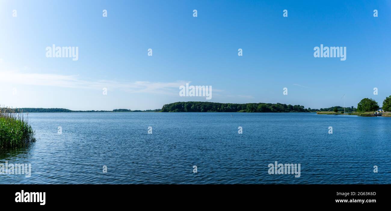 A panorama view of the Maribo Lake in Denmark Stock Photo - Alamy