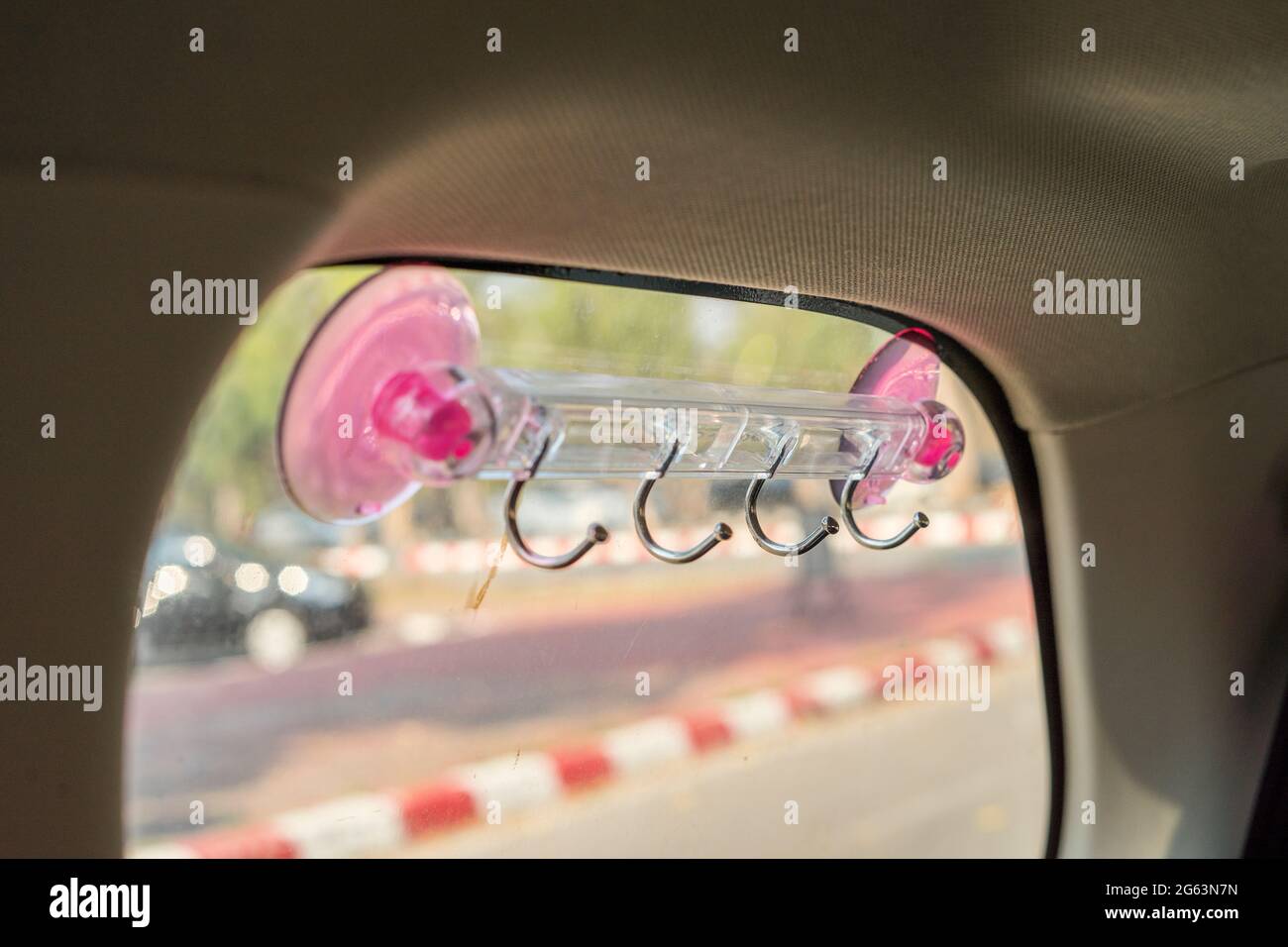 Metal sticky hanger in Car glass window use for Glass or tiled wall ...
