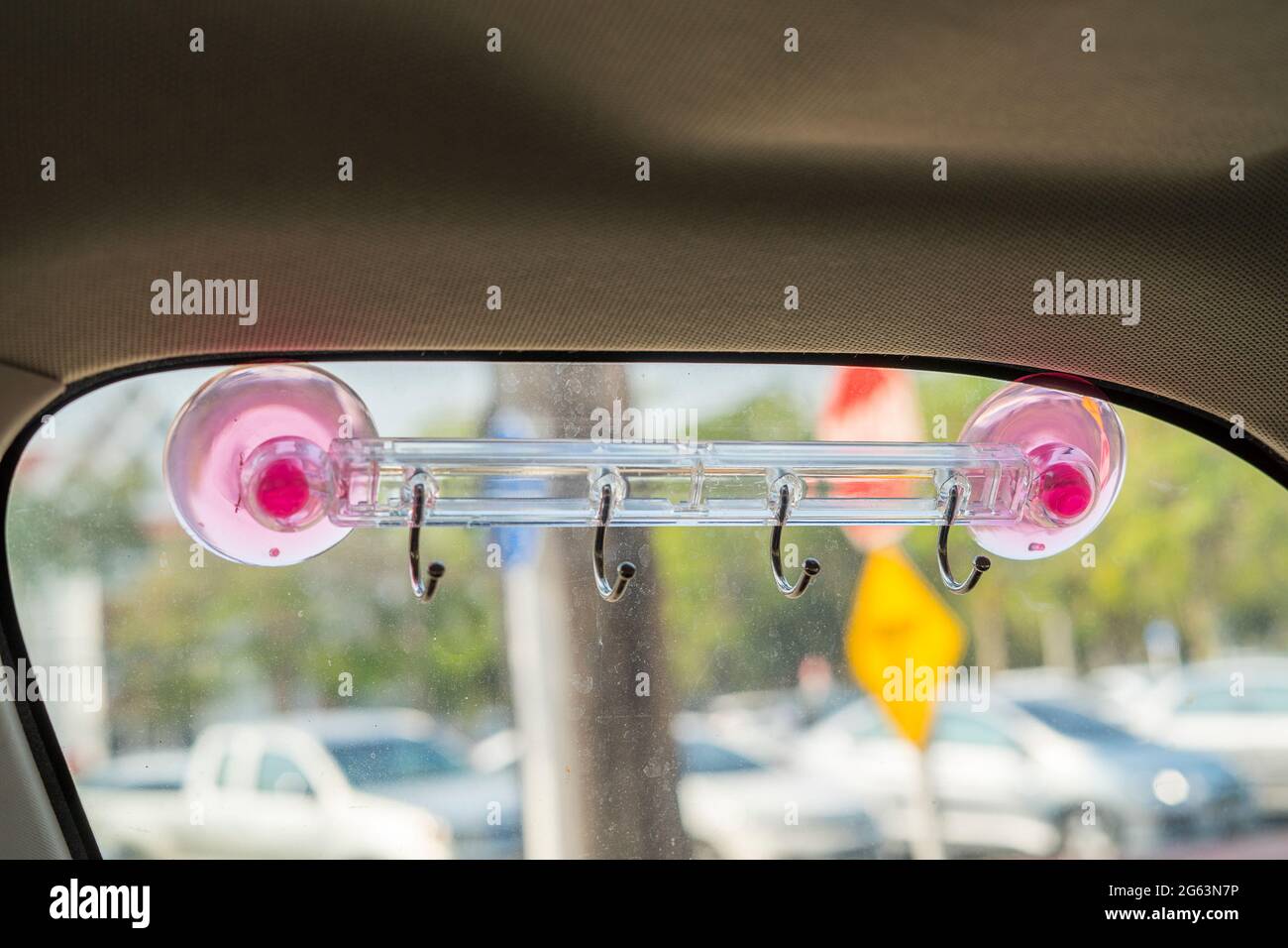 Metal sticky hanger in Car glass window use for Glass or tiled wall ...