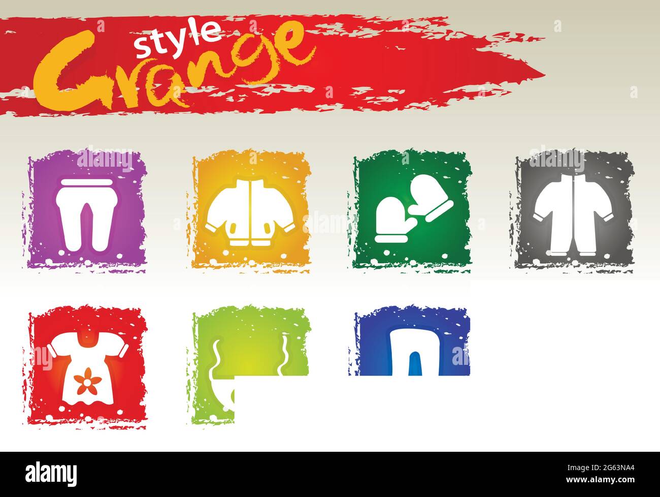 Baby clothes icon set Stock Vector Image & Art - Alamy