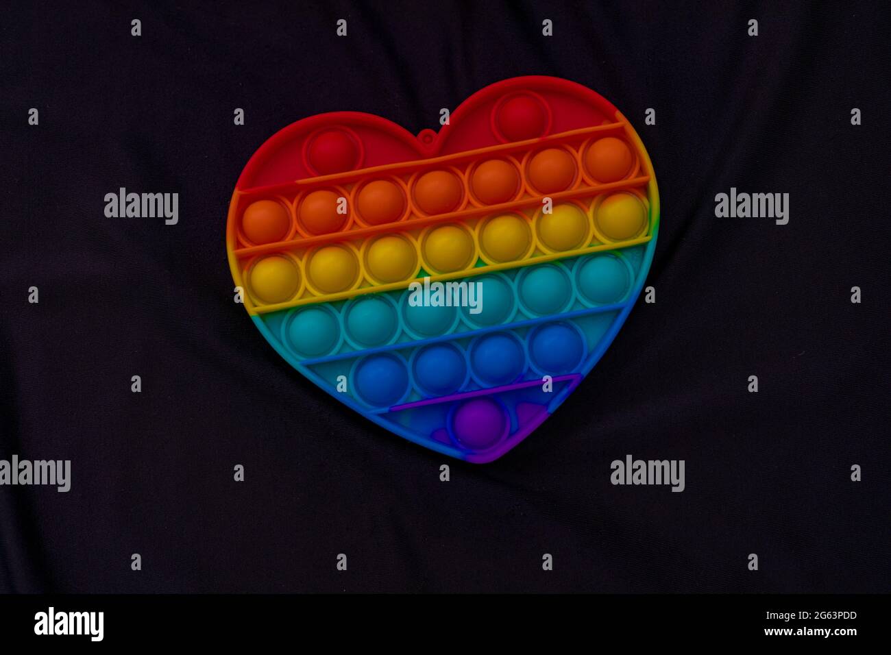 colorful kids pop it antistress toy for kids Stock Photo - Alamy