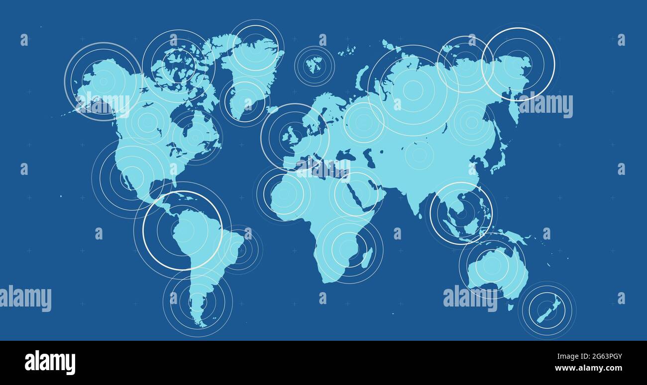 Concentric circles map hi-res stock photography and images - Alamy