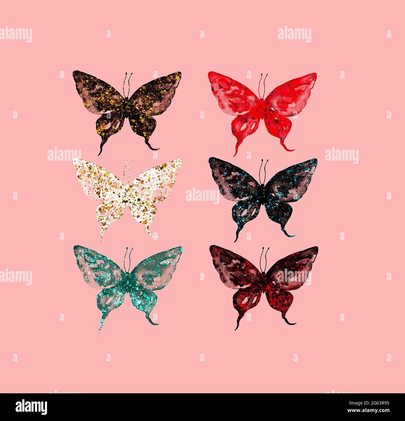 Graphic design elements. Wall paper, textile design, pattern, texture ...