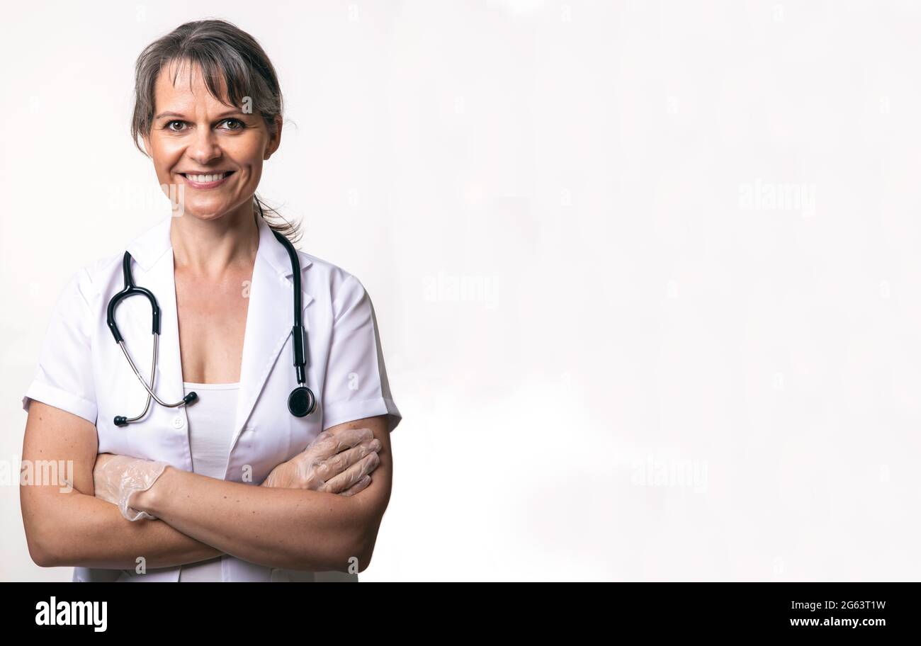 Female practitioner middle aged hi-res stock photography and images - Alamy