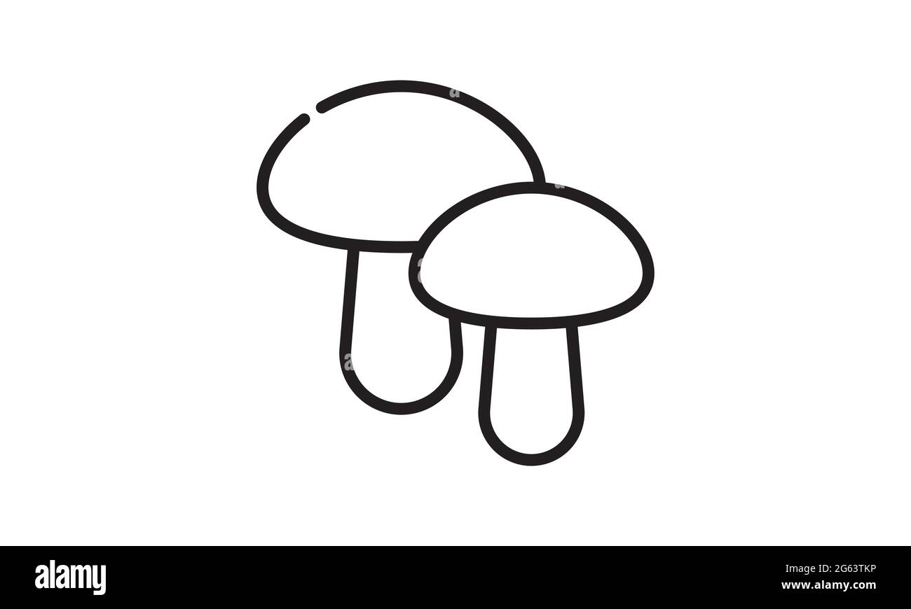 Mushroom icon simple style vector image Stock Vector Image & Art - Alamy