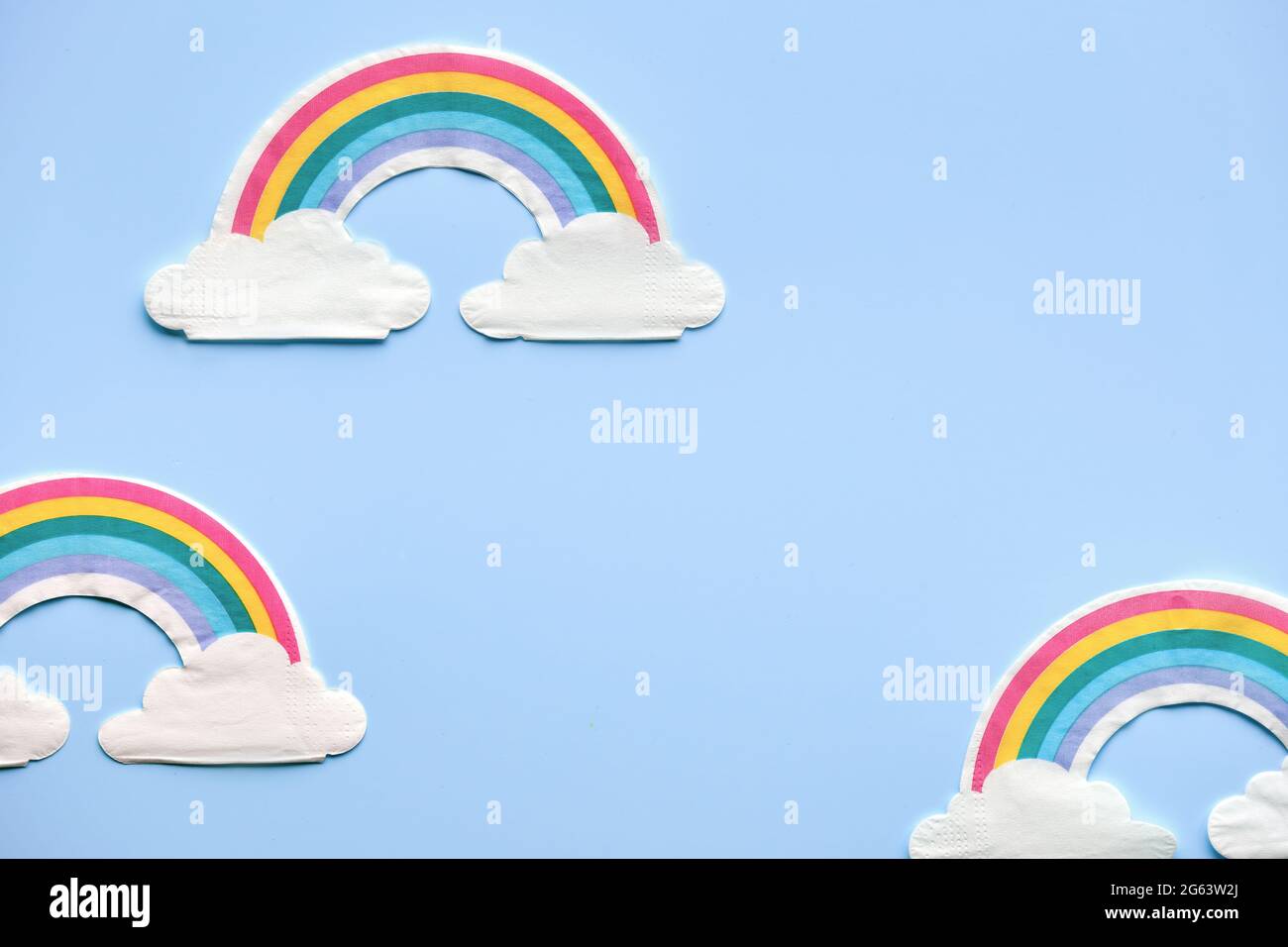 Blue Sky Wallpaper Rainbow