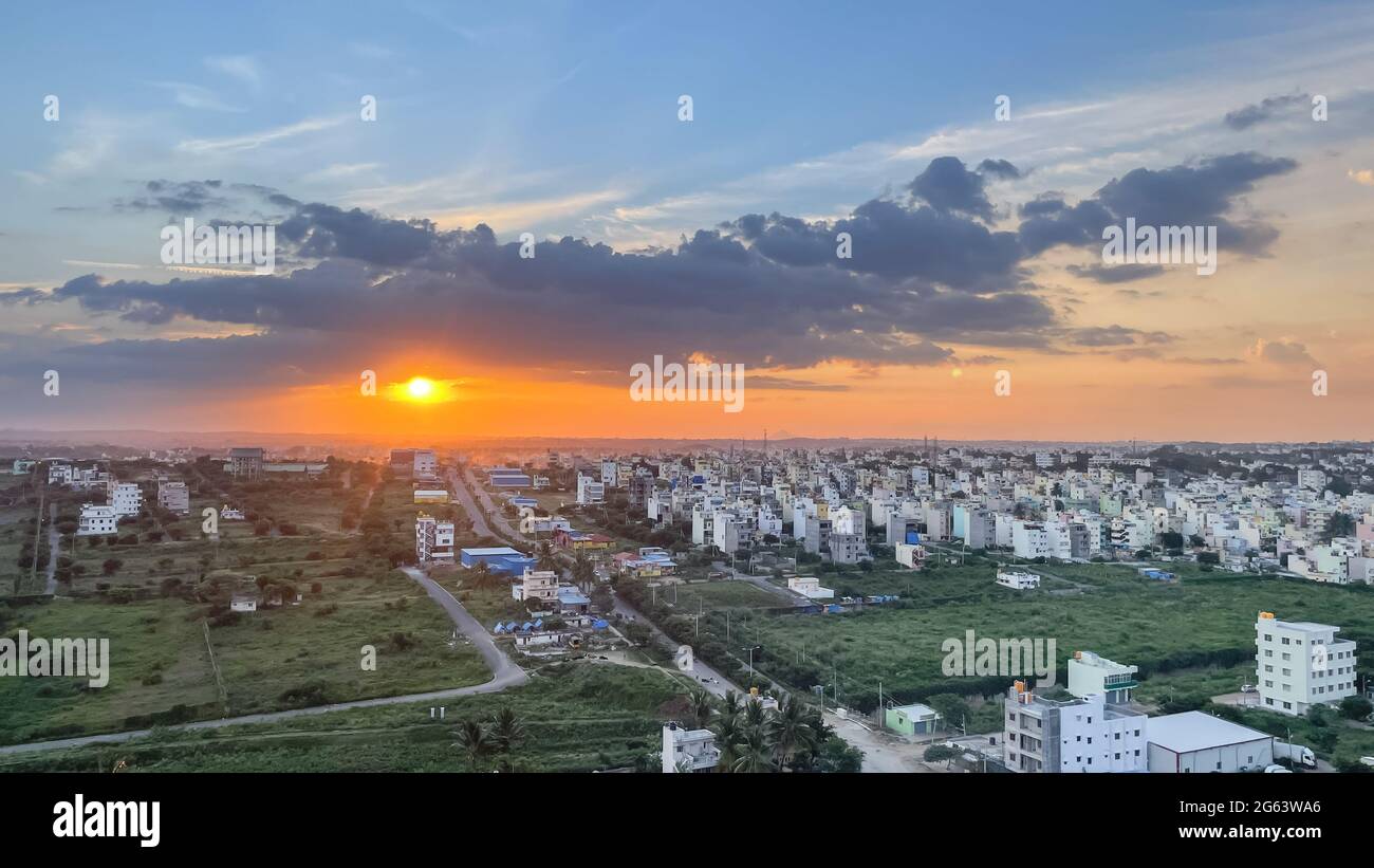 Bangalore india aerial hi-res stock photography and images - Alamy