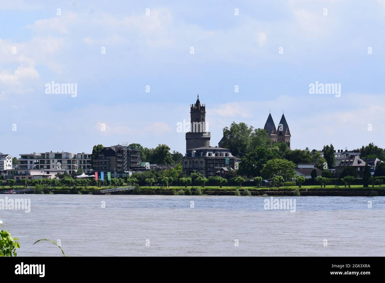 waterfront of Andernach Stock Photo - Alamy