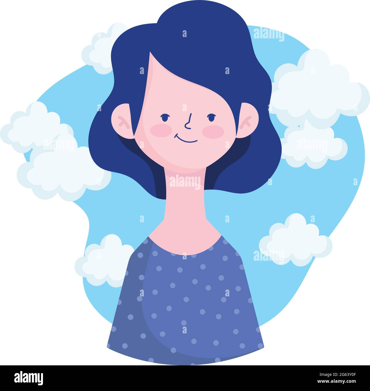 young woman avatar Stock Vector Image & Art - Alamy