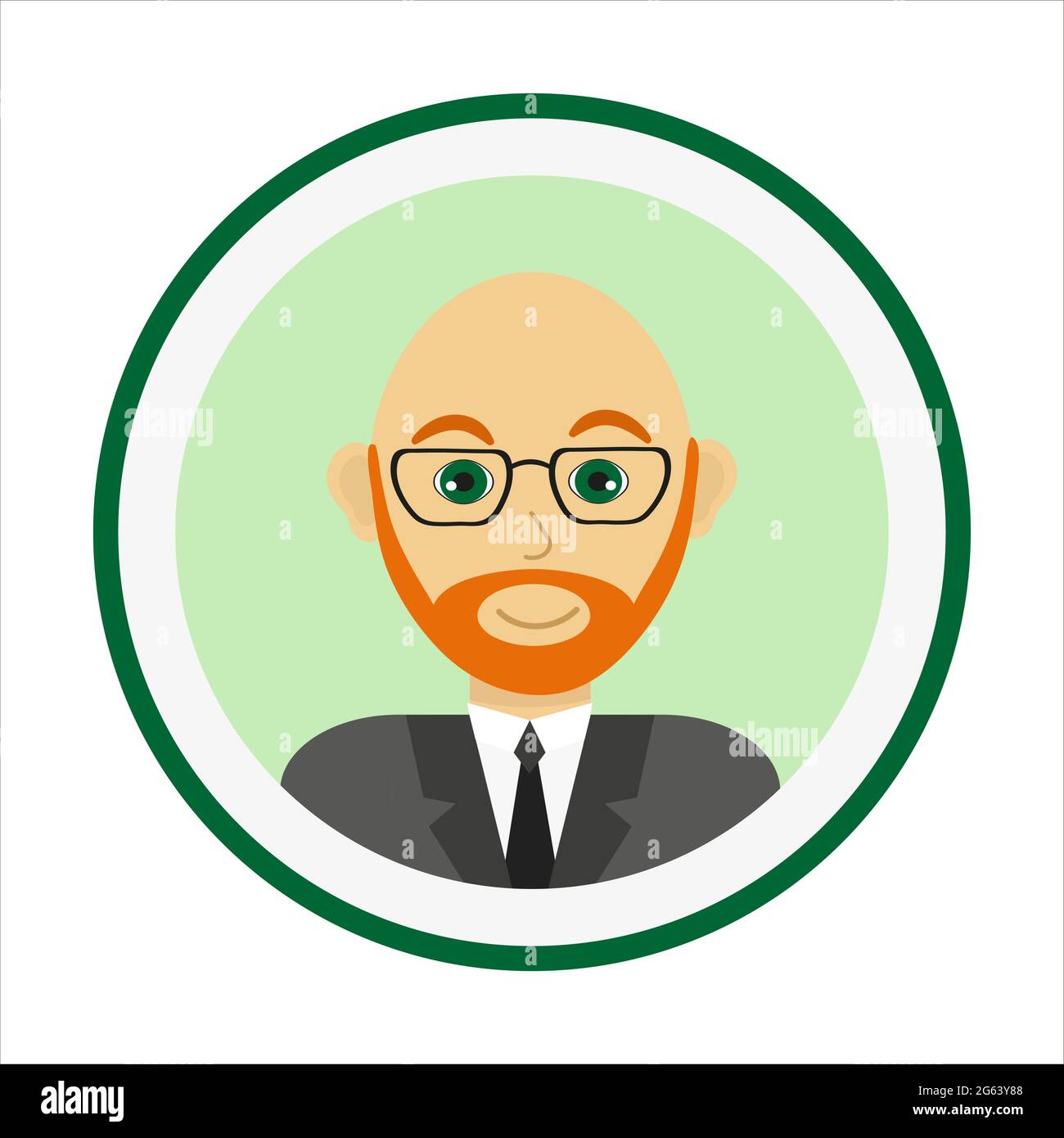 Bold man face with beard and mustache and glasses Stock Vector Image ...
