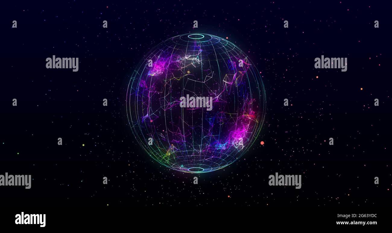 Image of detailed plexus structure 4k Stock Photo - Alamy