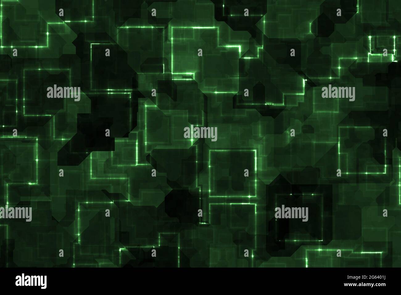 nice artistic green hi-tech digital light digital drawn backdrop ...