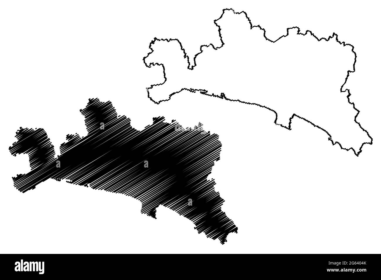 Metropolitan City of Genoa (Italy, Italian Republic, Liguria region ...