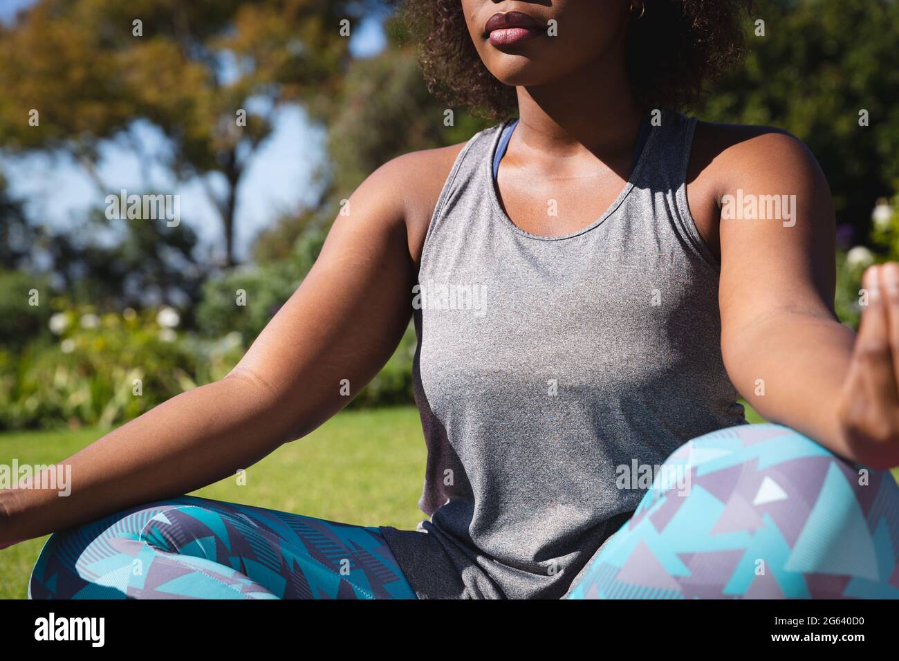 Midsection african american woman in hi-res stock photography and ...