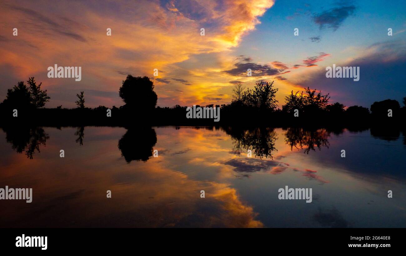 Havel sunset hi-res stock photography and images - Alamy