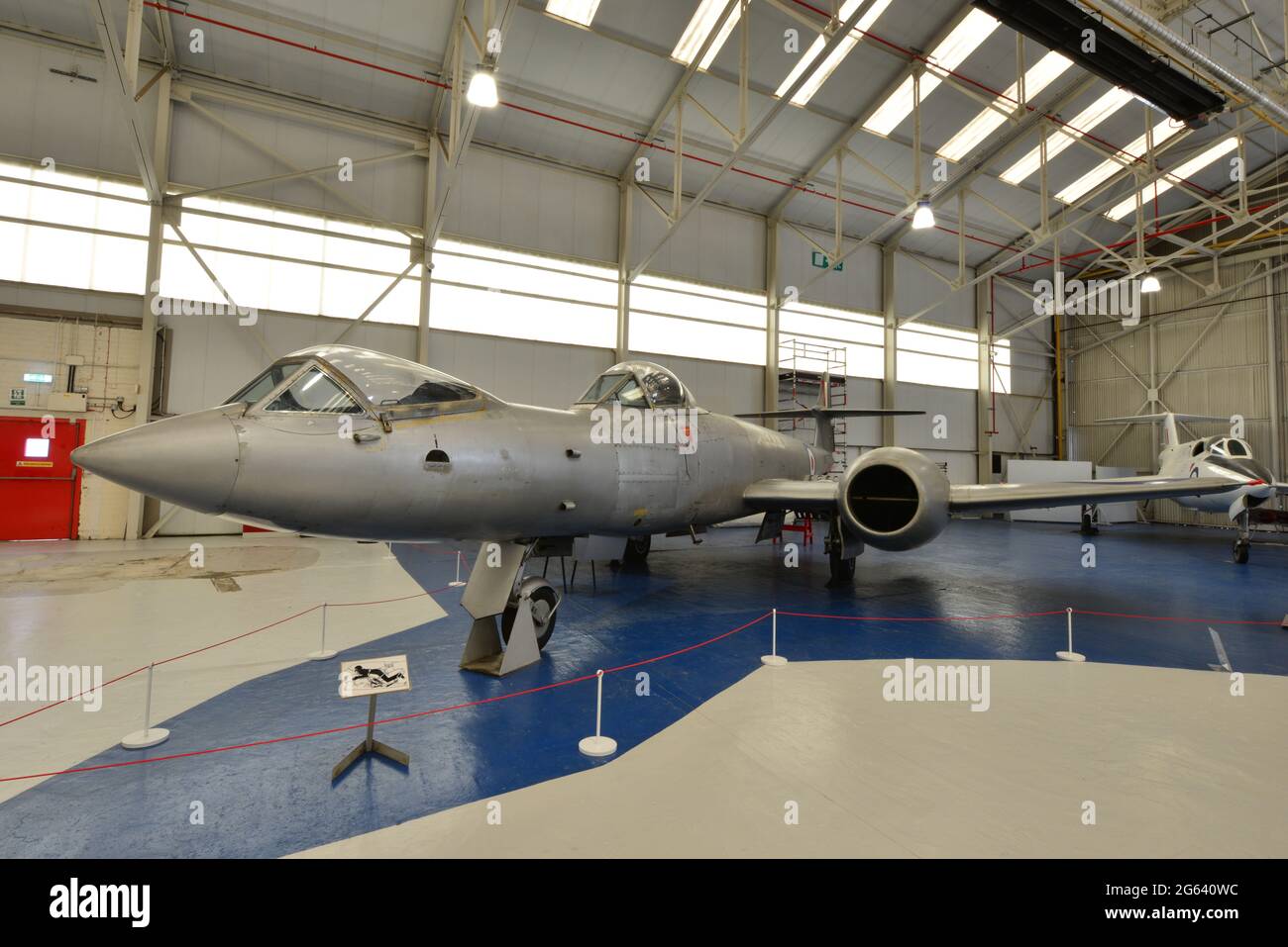 A gloster Meteor prototype at RAF Cosford Stock Photo - Alamy