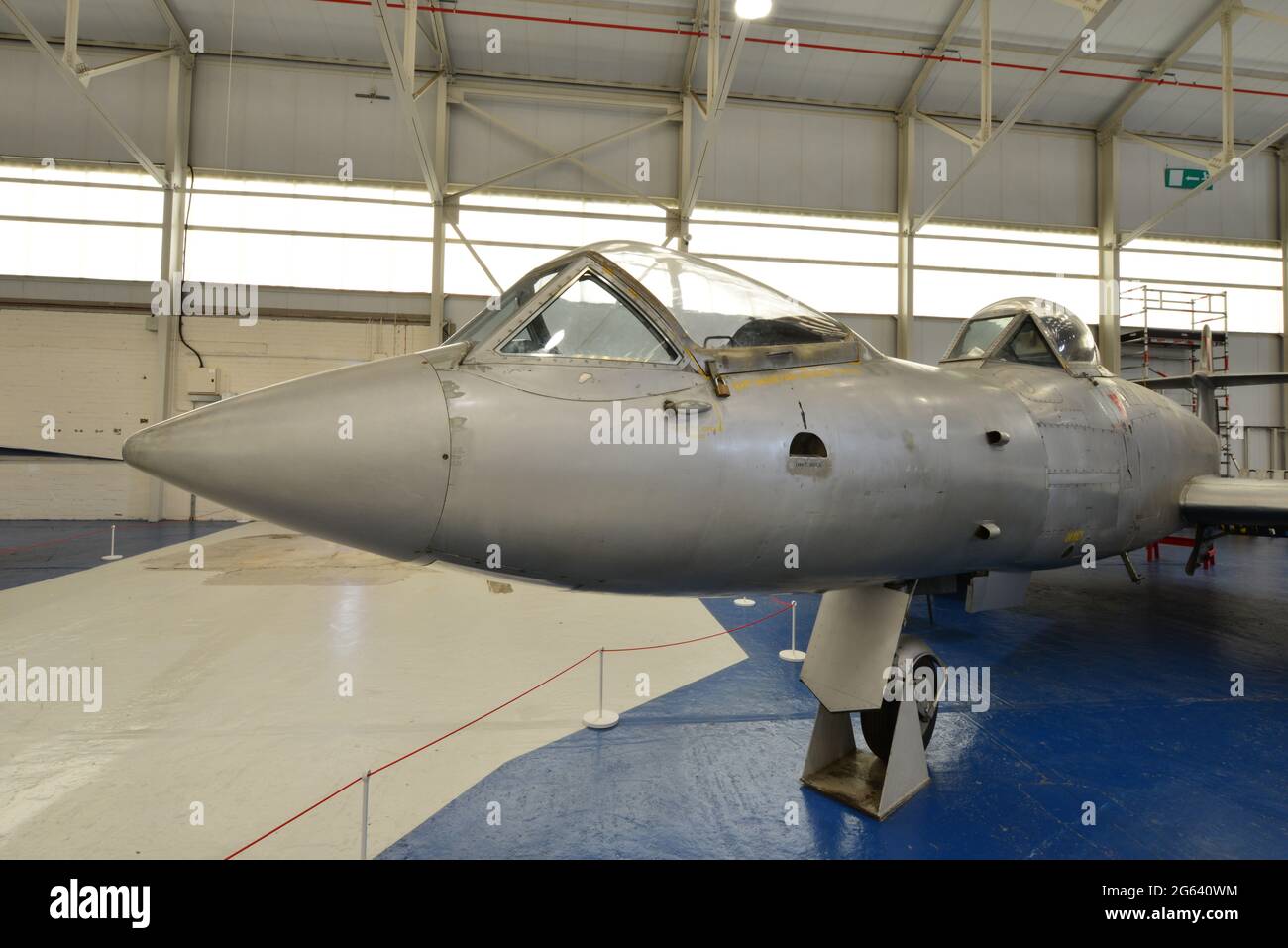 A gloster Meteor prototype at RAF Cosford Stock Photo - Alamy
