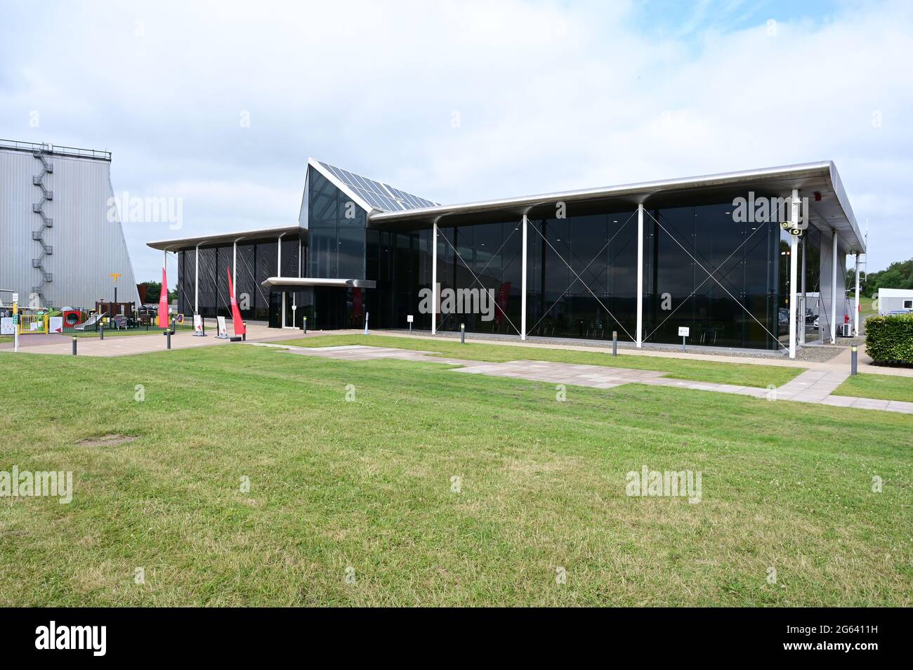 RAF Cosford museum entrance Stock Photo - Alamy