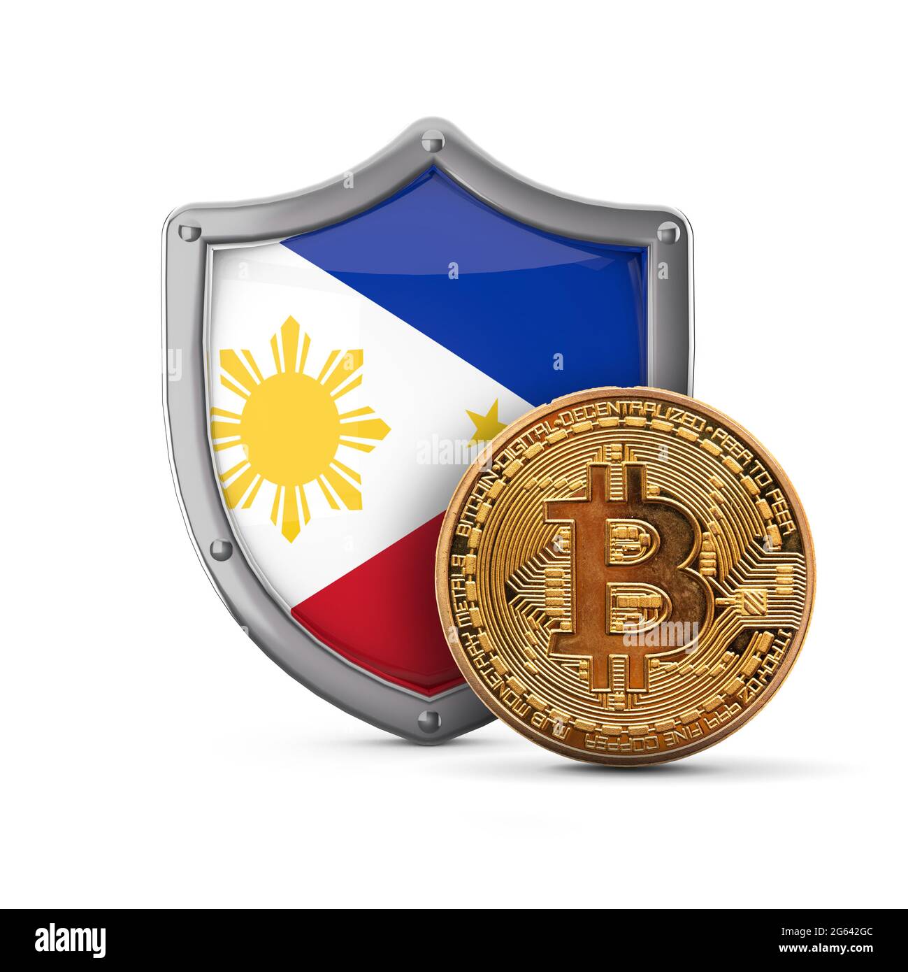 Philippine Flag Shield Logo