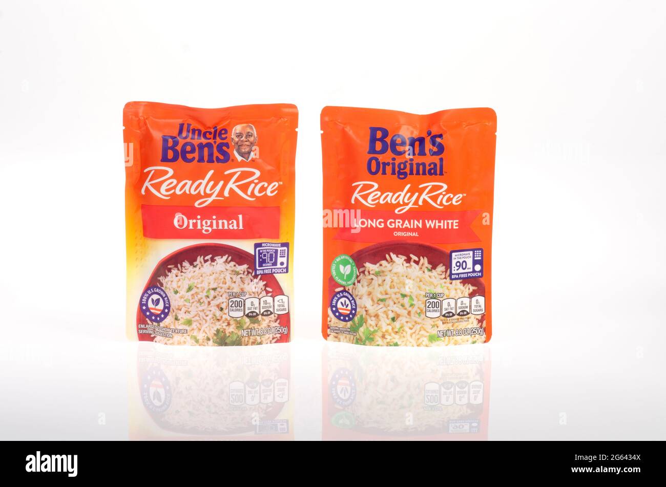 New Ben's Original Rice Pouch along with an Uncle Ben's Original Pouch ...