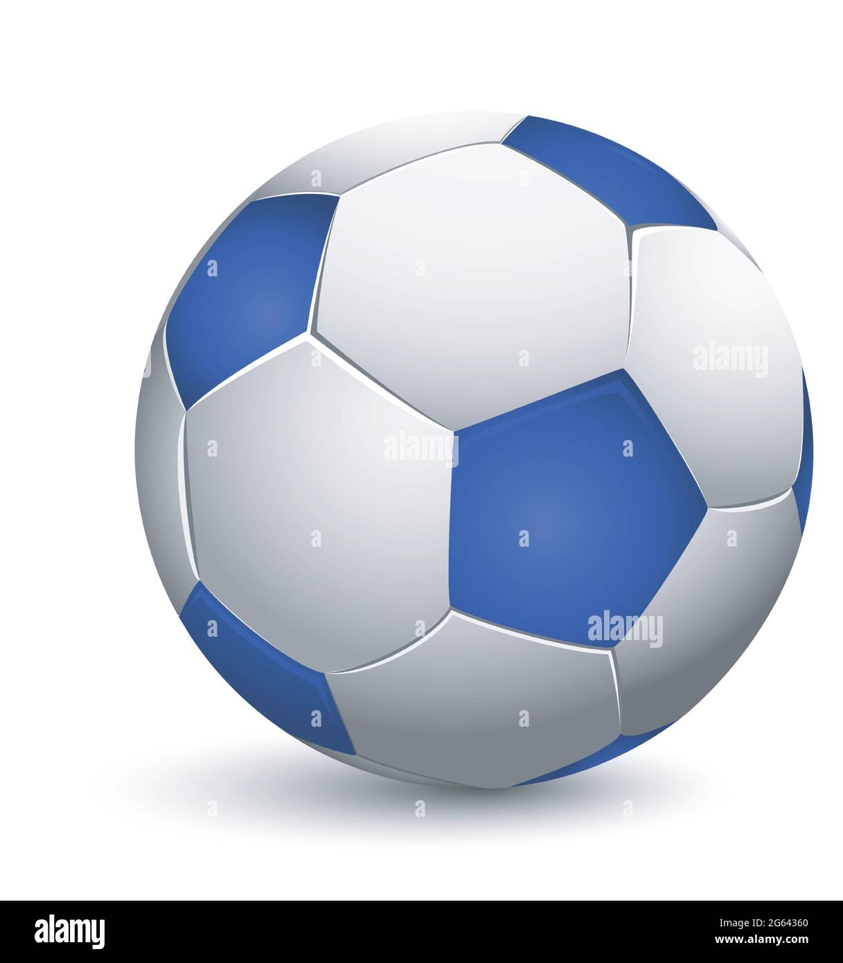 Soccer ball on white background Stock Vector Image & Art - Alamy