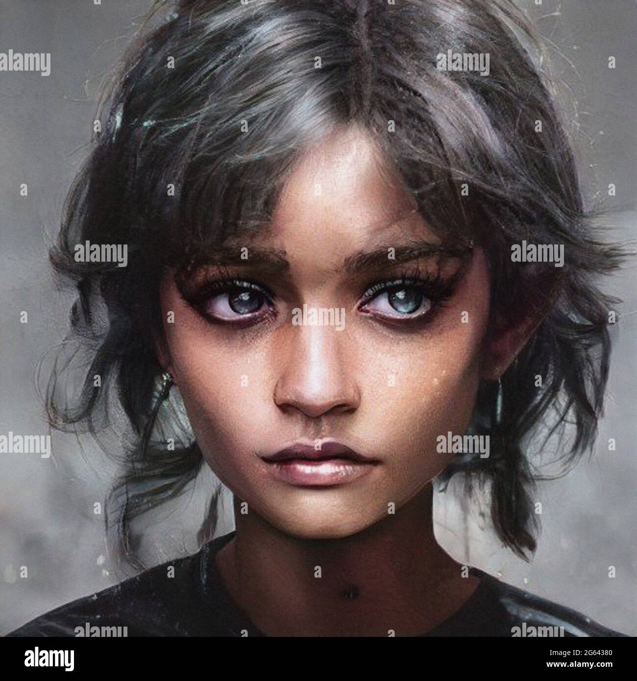 A Role playing character portrait Stock Photo - Alamy